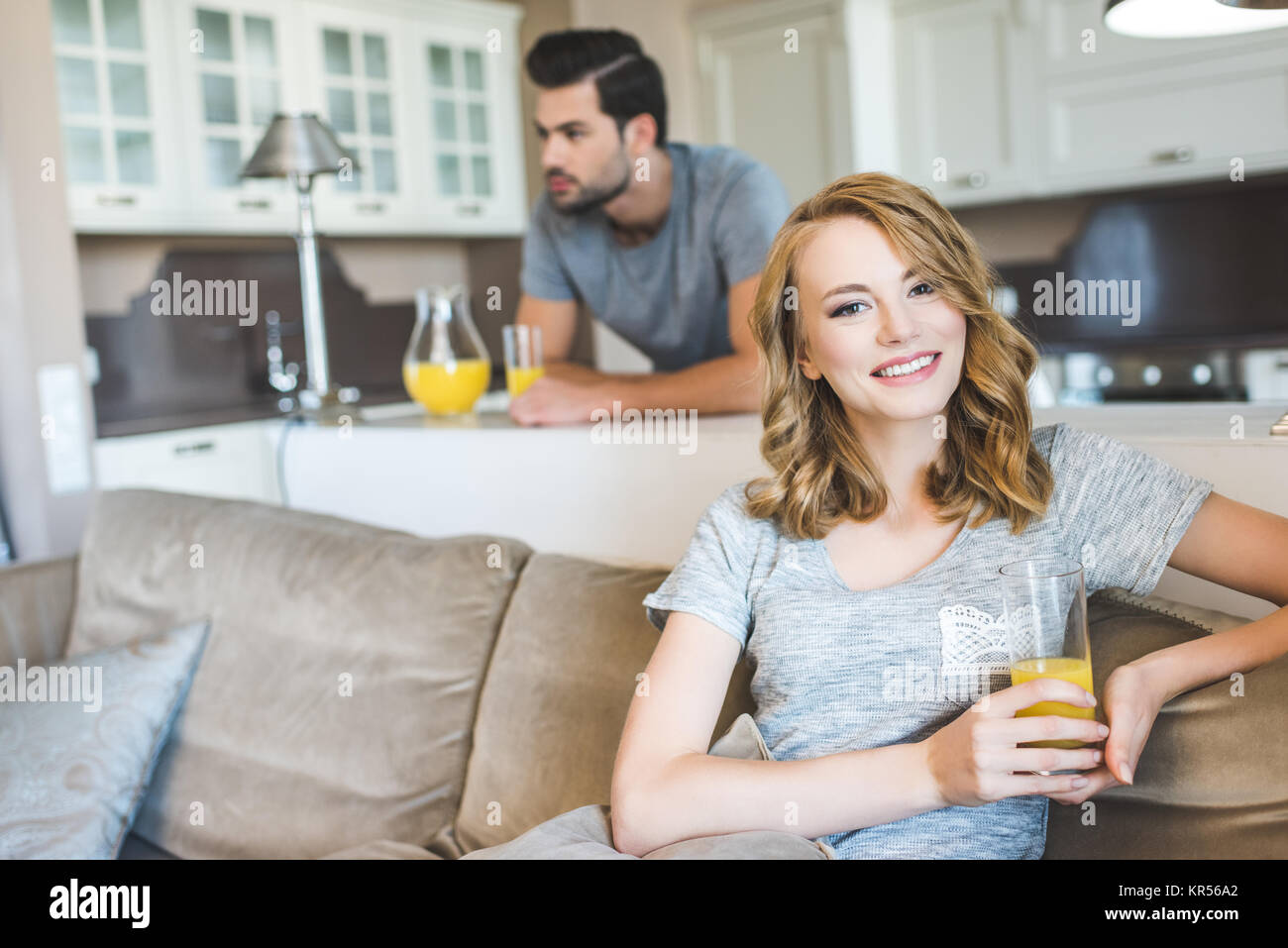 couple drinking juice Stock Photo - Alamy couple drinking juice Stock Photo - Alamy