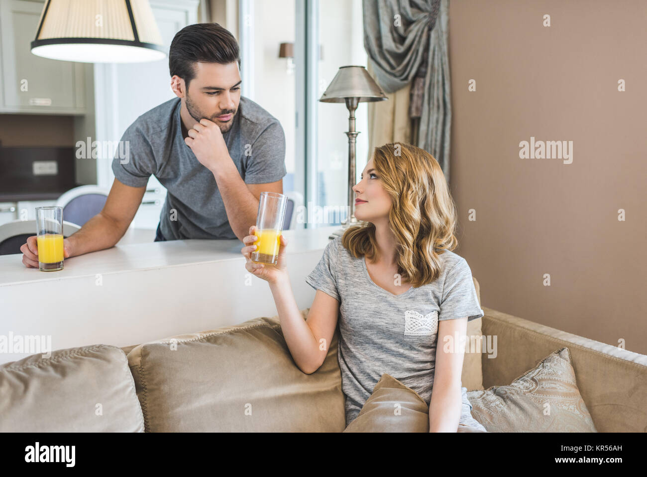 couple drinking juice Stock Photo - Alamy couple drinking juice Stock Photo - Alamy