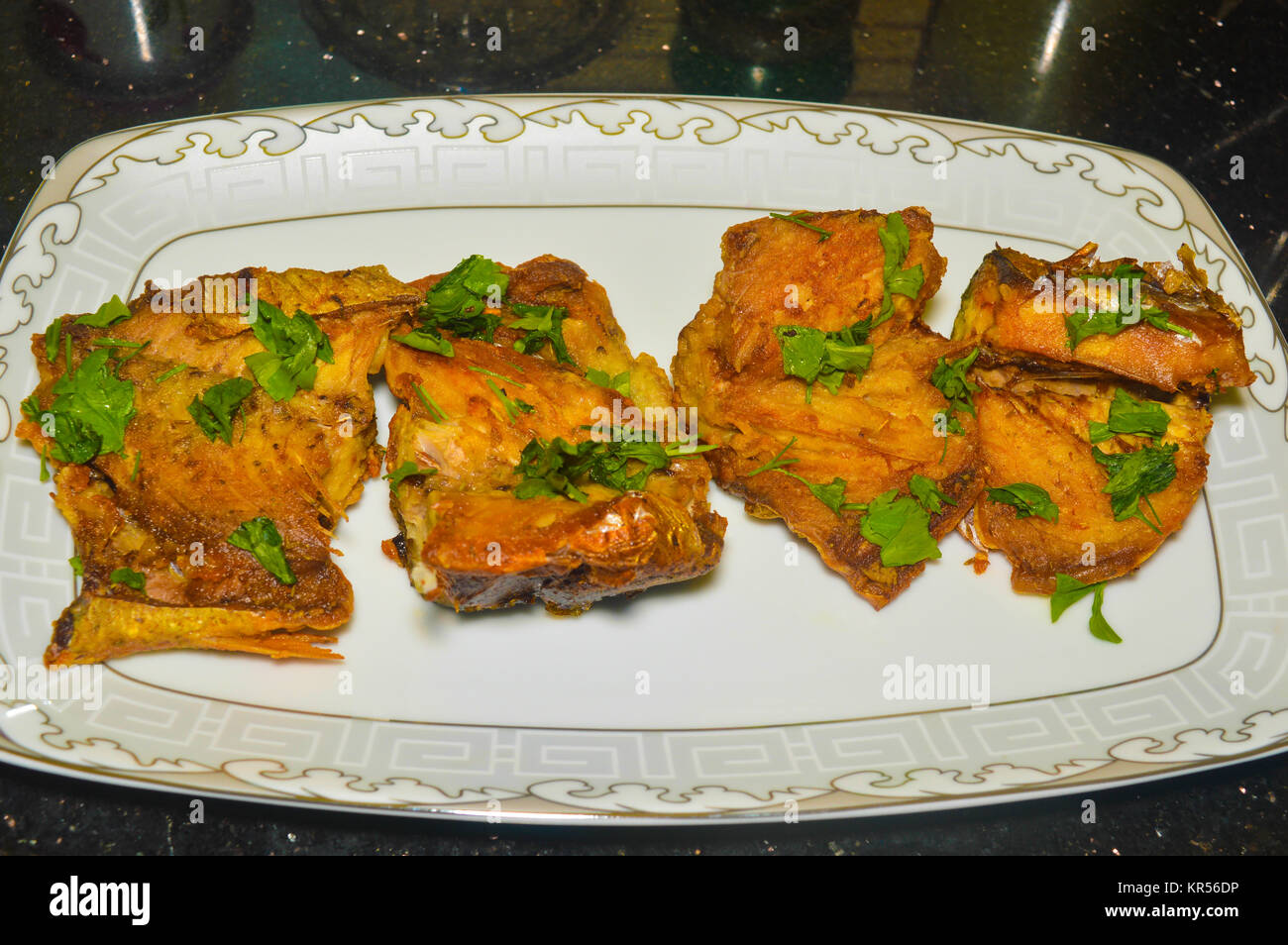 Fried Mackerel Fish Stock Photo - Alamy