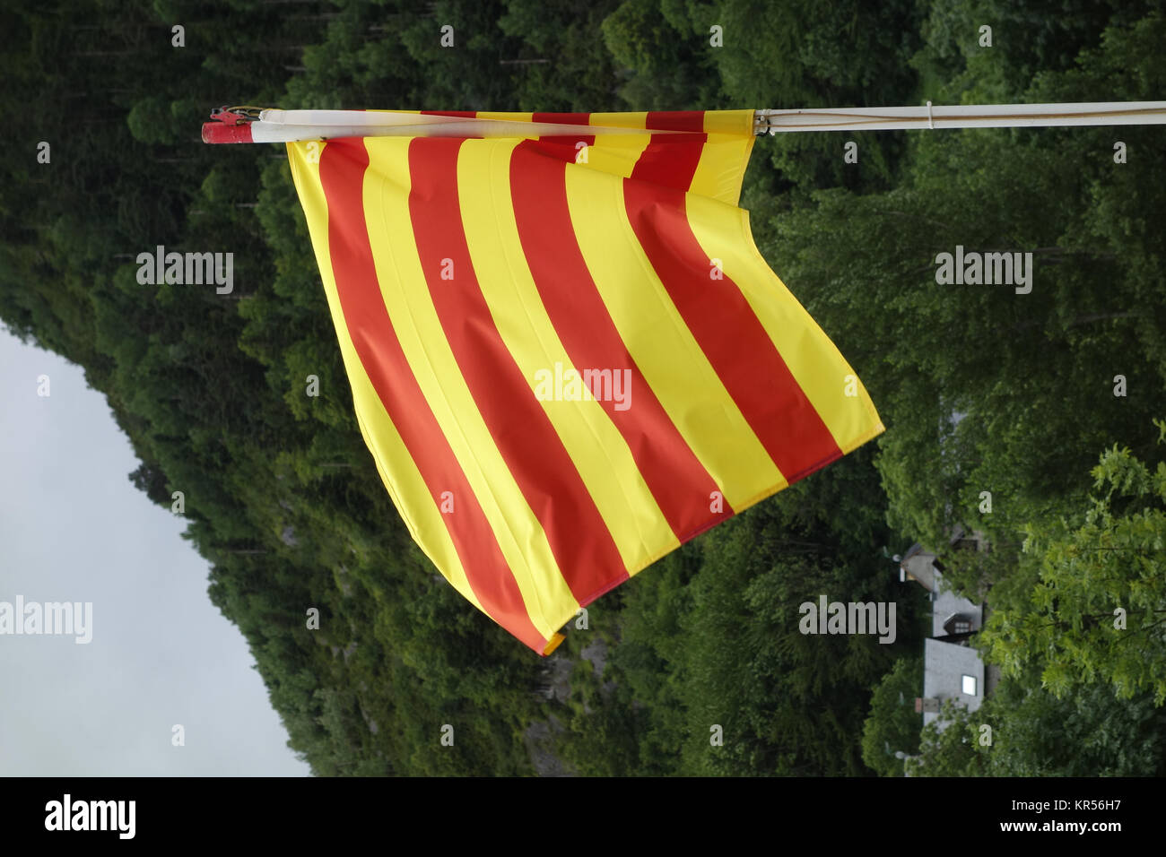 flag of catalonia Stock Photo - Alamy
