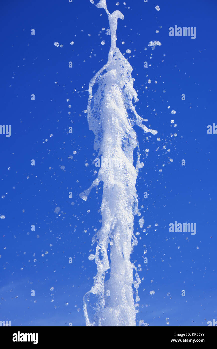 Water stream splashing Stock Photo - Alamy