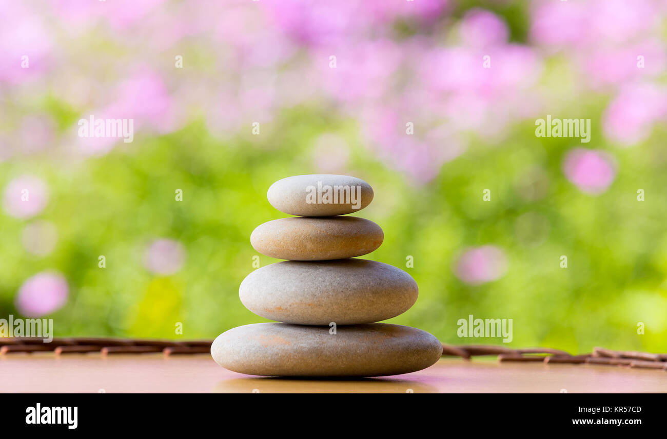 balancing pebble zen stones outdoor Stock Photo - Alamy