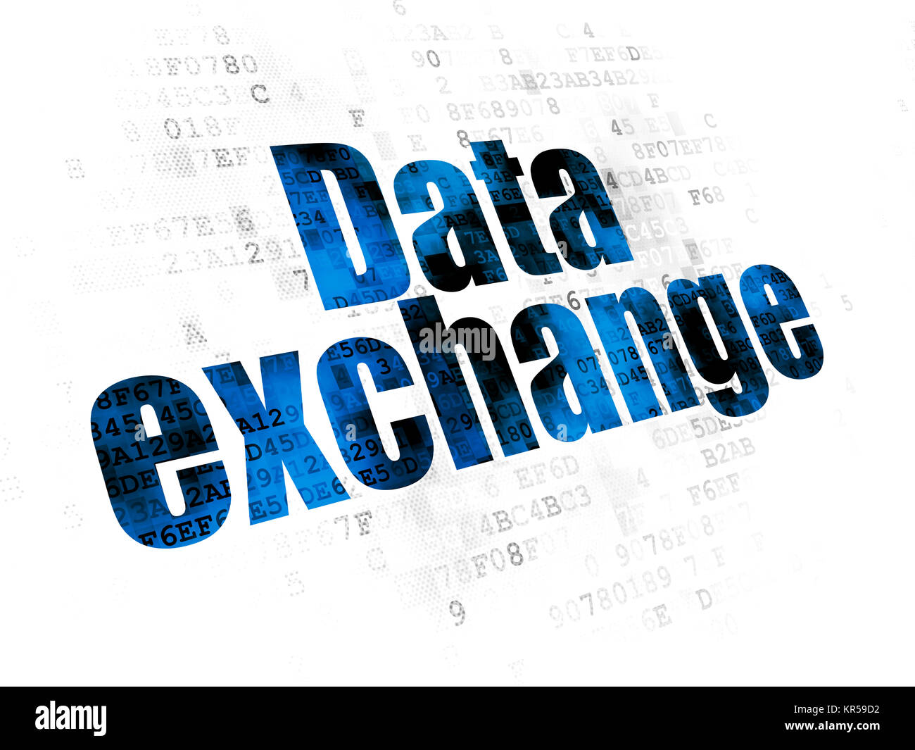 Digital communication exchange Cut Out Stock Images & Pictures - Alamy