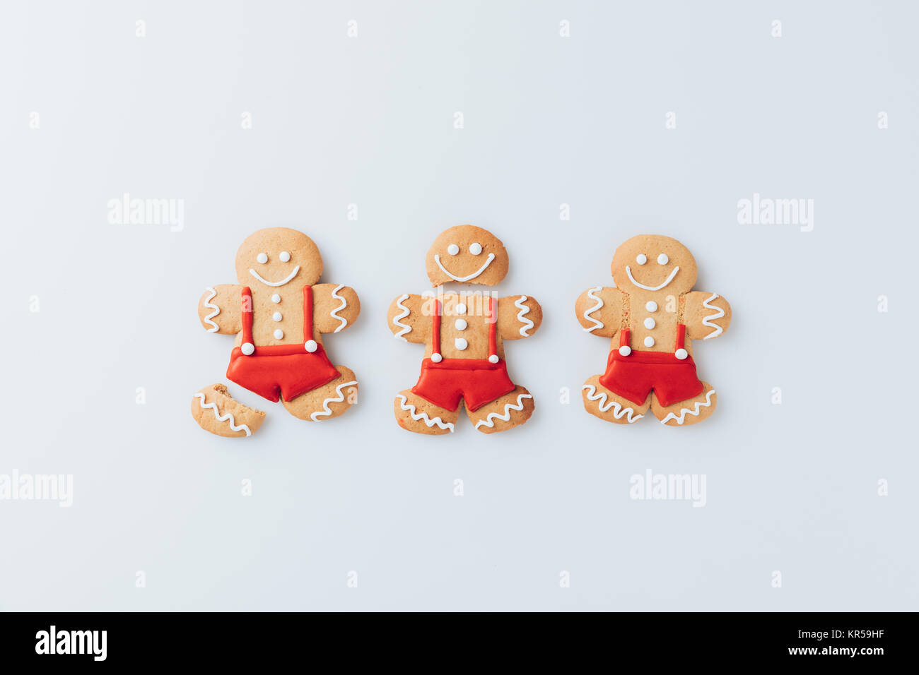 sweet gingerbread men Stock Photo - Alamy
