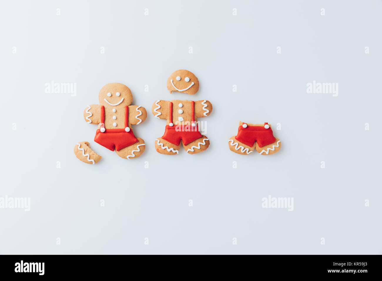 crashed Gingerbread men Stock Photo - Alamy