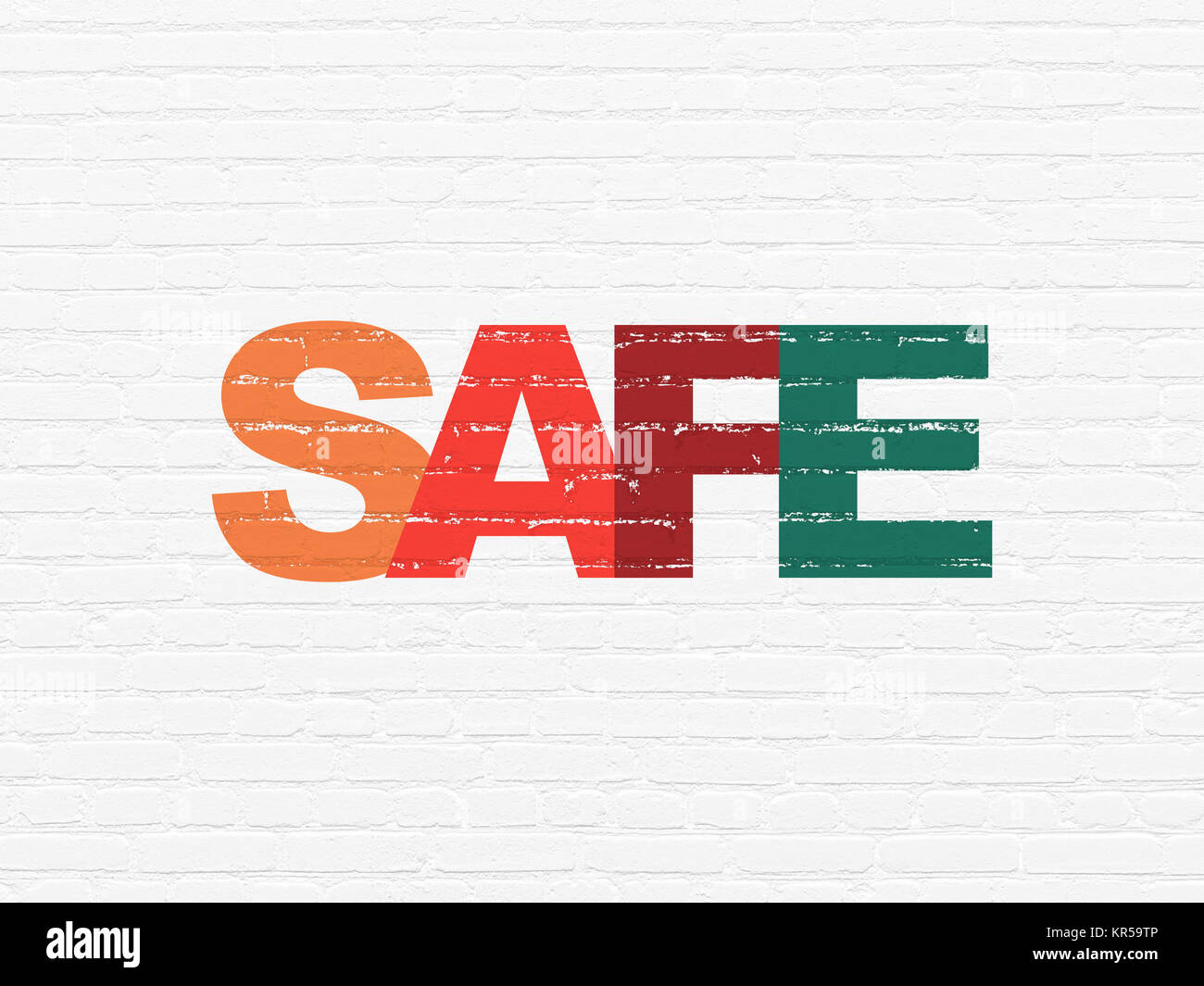 Privacy concept: Safe on wall background Stock Photo - Alamy