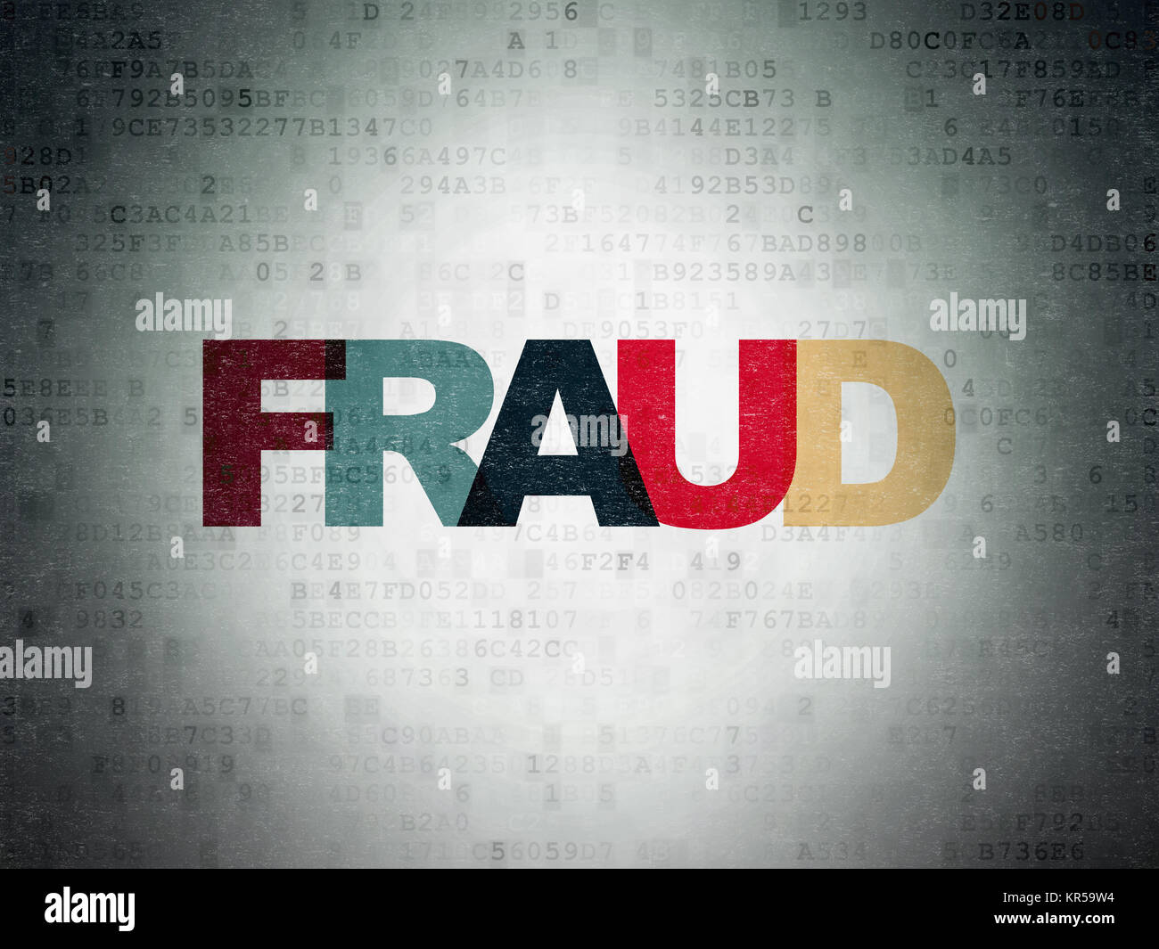 Safety concept: Fraud on Digital Data Paper background Stock Photo - Alamy