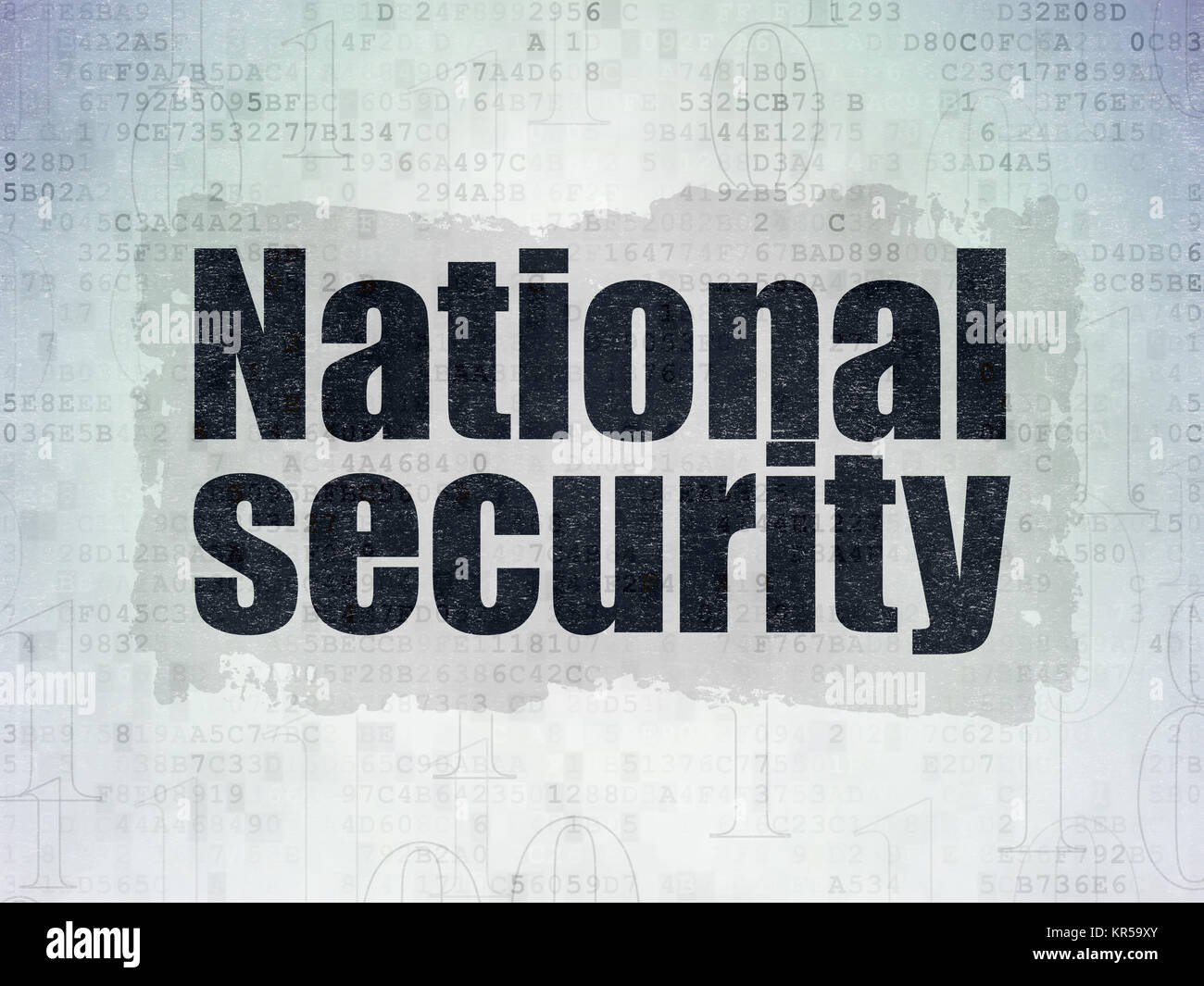 Security concept: National Security on Digital Data Paper background ...