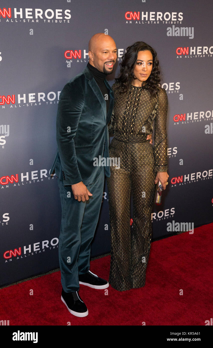 New York, United States. 17th Dec, 2017. Common and Angela Rye attend ...