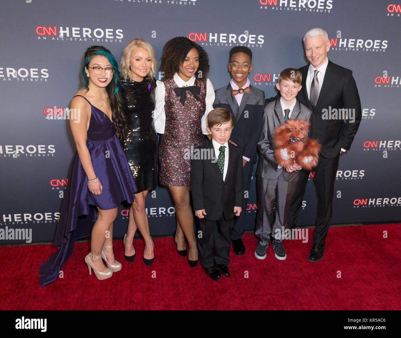 New York, United States. 17th Dec, 2017. CNN Young Wonders & hosts ...