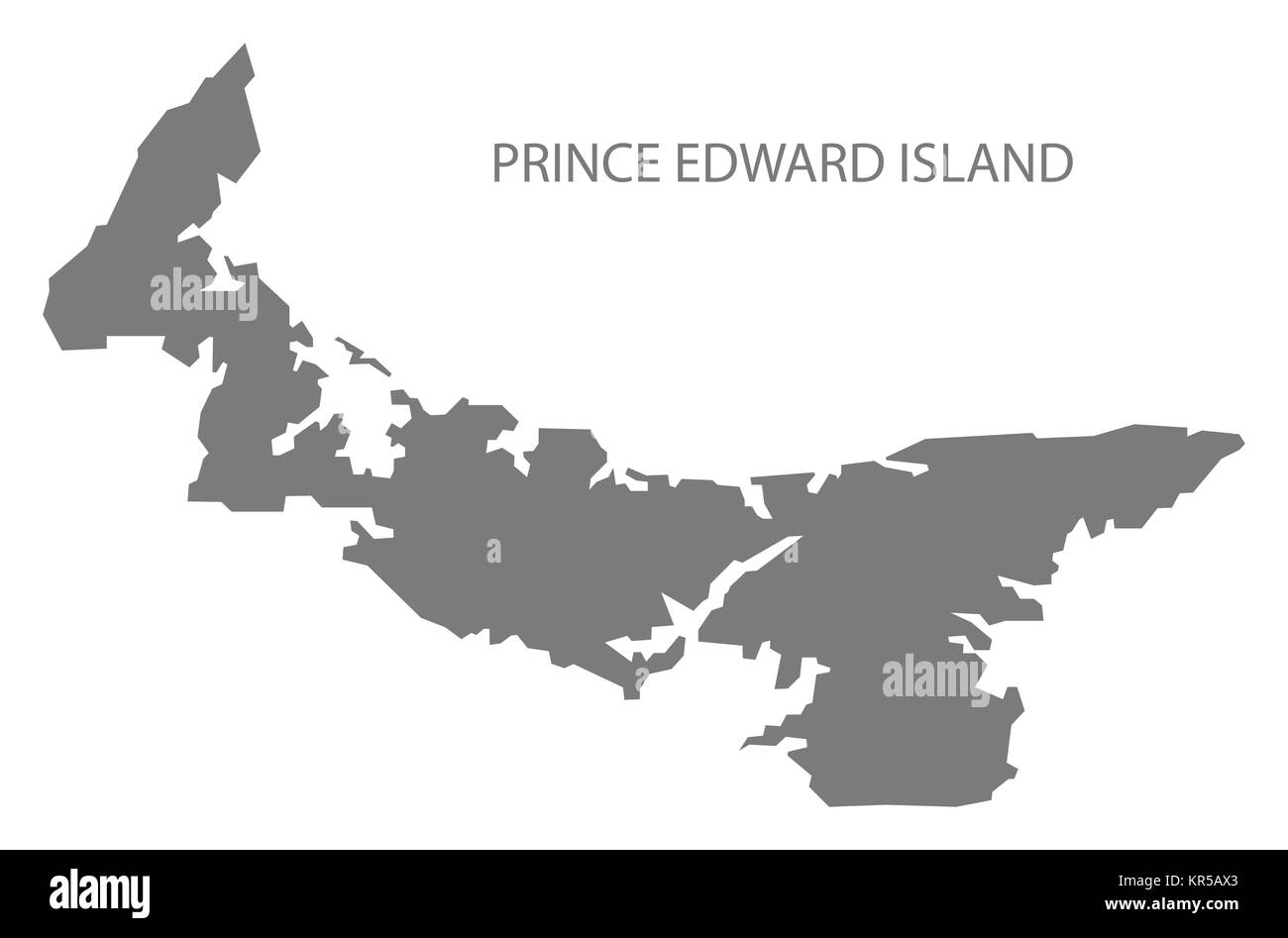 Prince edward island map hi-res stock photography and images - Alamy