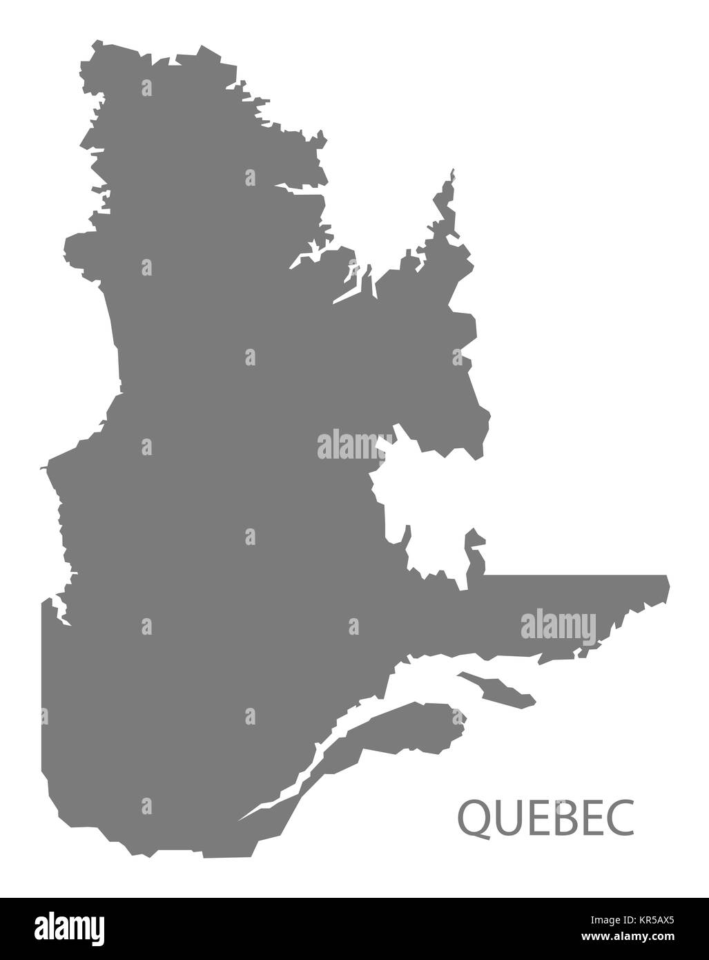 Quebec map vector hi-res stock photography and images - Alamy