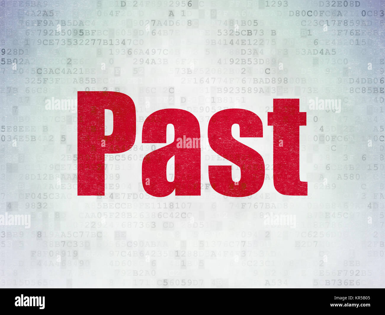 Timeline concept: Past on Digital Data Paper background Stock Photo - Alamy