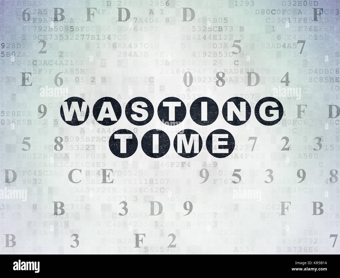 Timeline concept: Wasting Time on Digital Data Paper background Stock ...