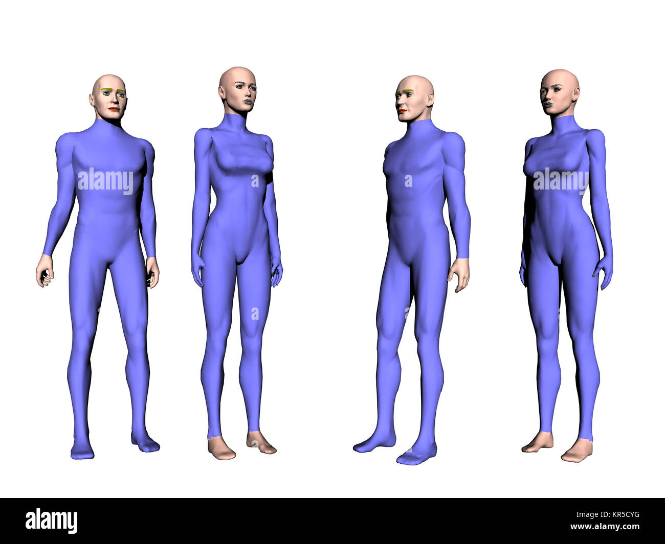 People in skin-tight suits exempted Stock Photo - Alamy