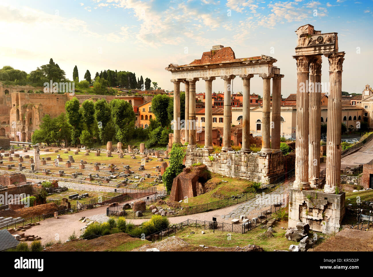 Roman Forum in Rome Stock Photo - Alamy