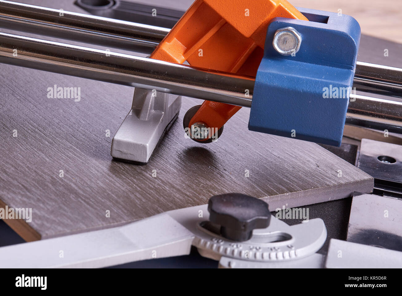 Manual cutter ceramic tile Stock Photo - Alamy
