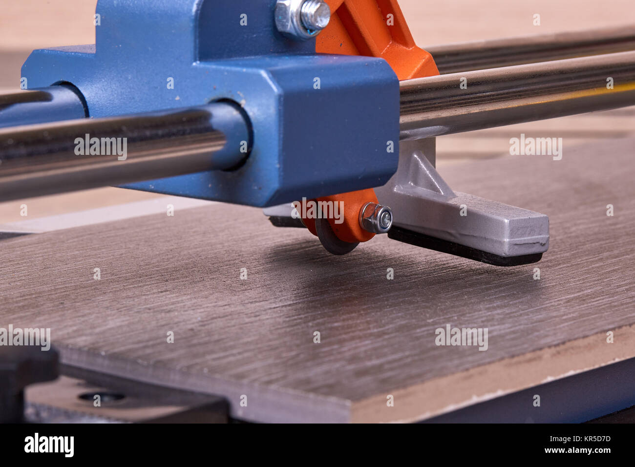 Manual cutter ceramic tile Stock Photo - Alamy