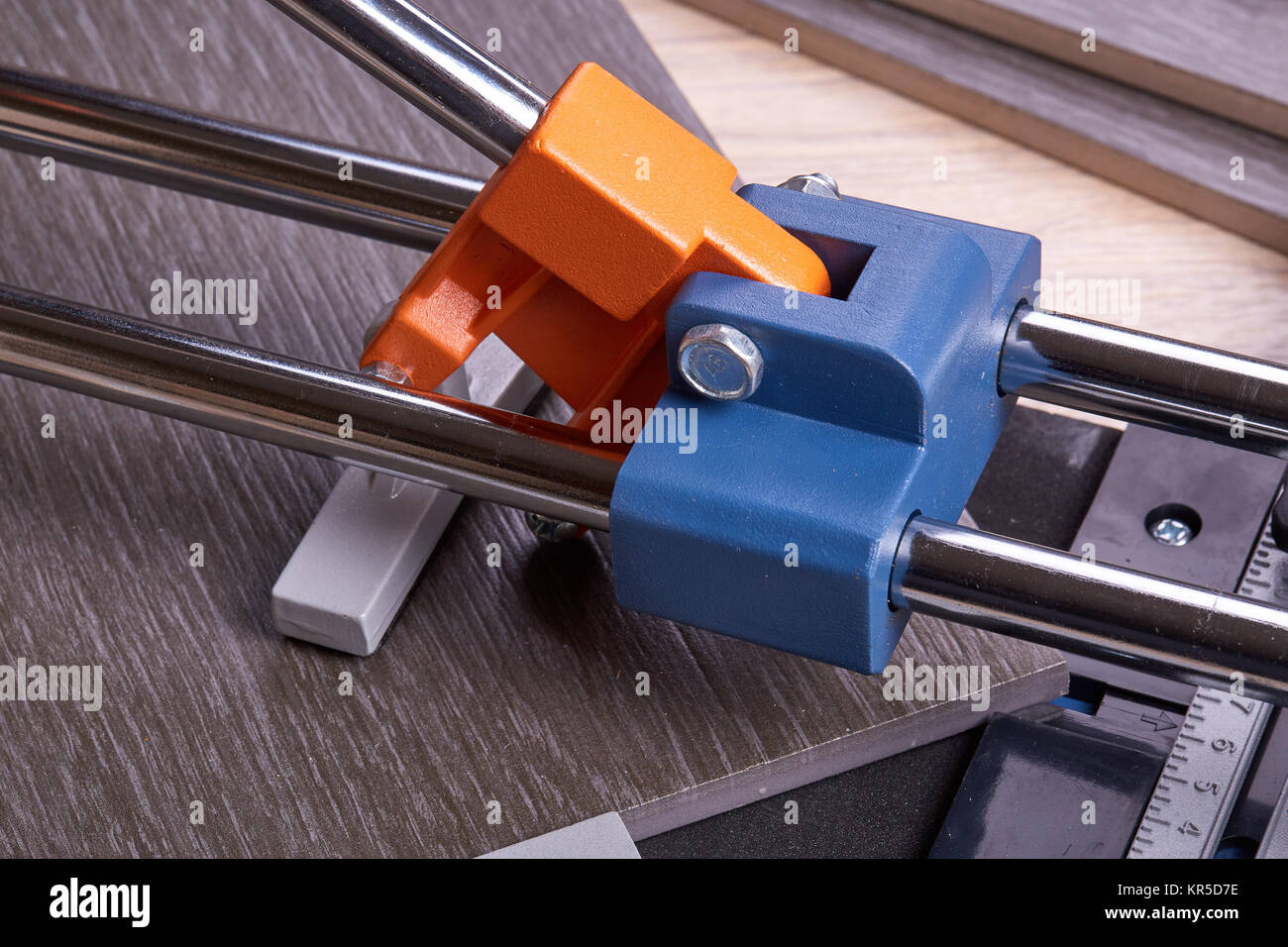 Manual cutter ceramic tile Stock Photo - Alamy