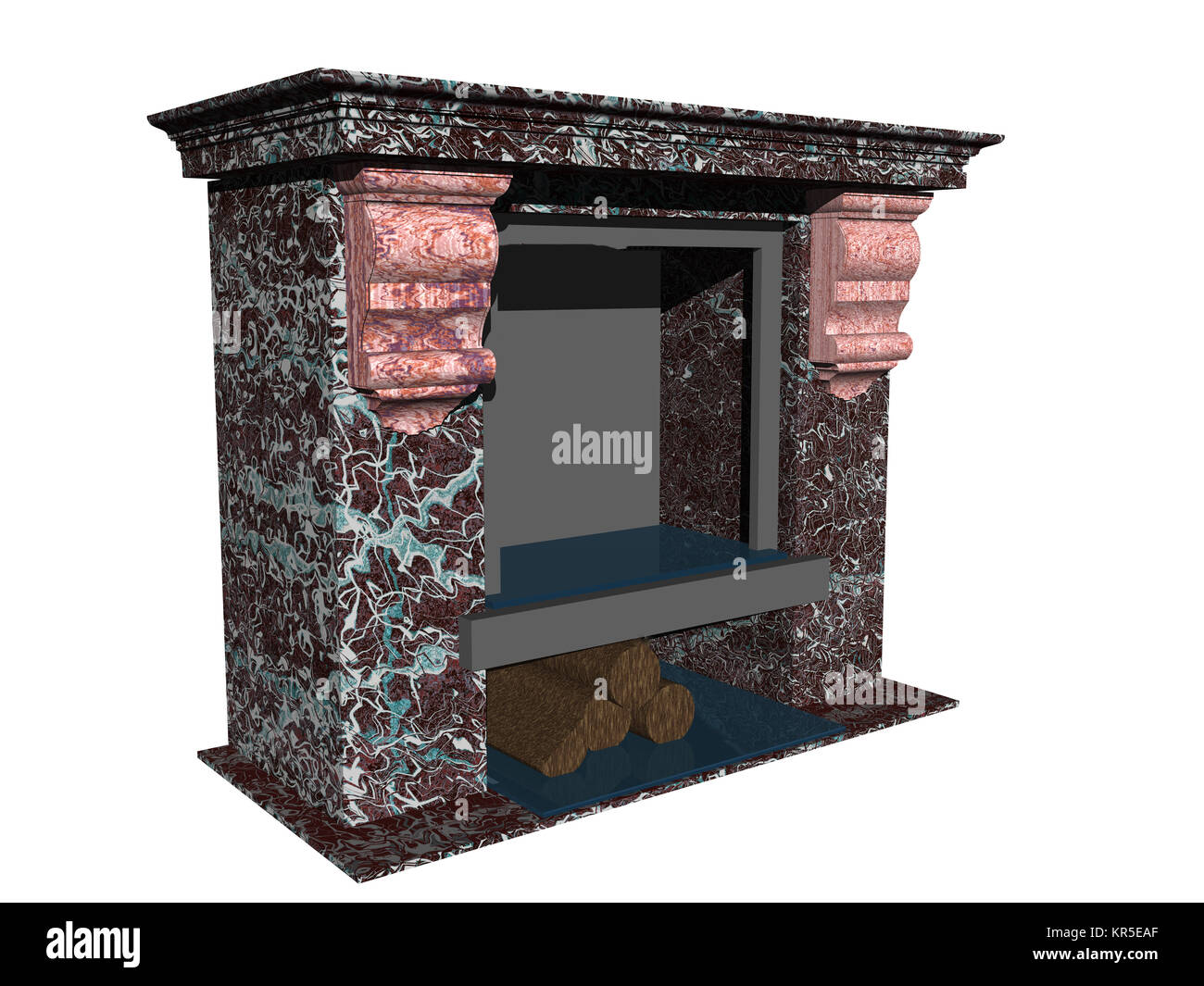 open fireplace free Stock Photo - Alamy