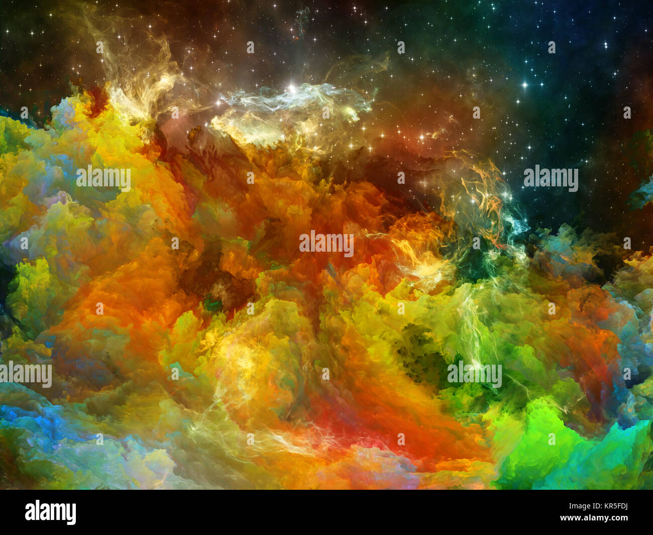 Elements of Space Nebula Stock Photo - Alamy