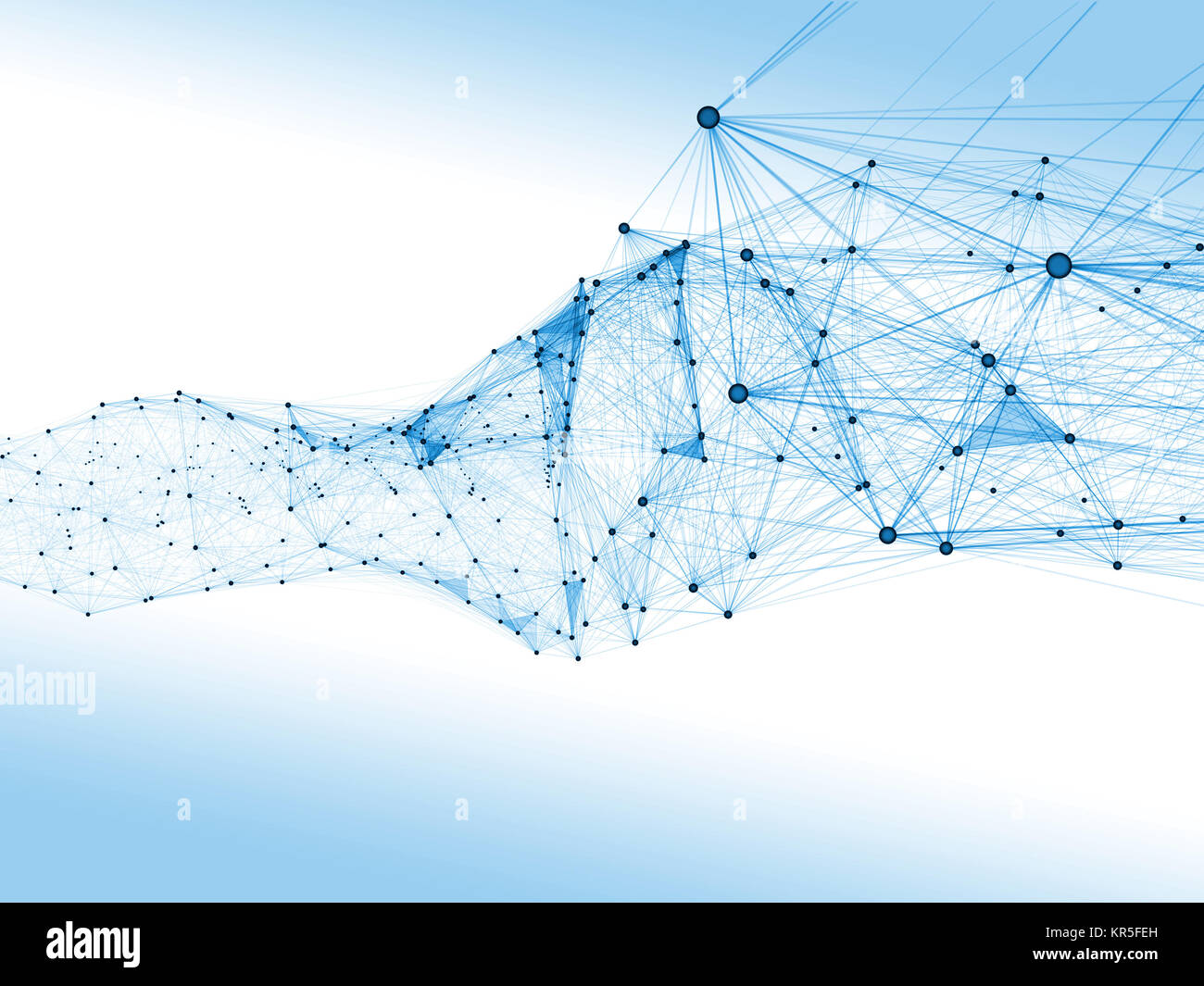 Linear Network Wave Stock Photo - Alamy