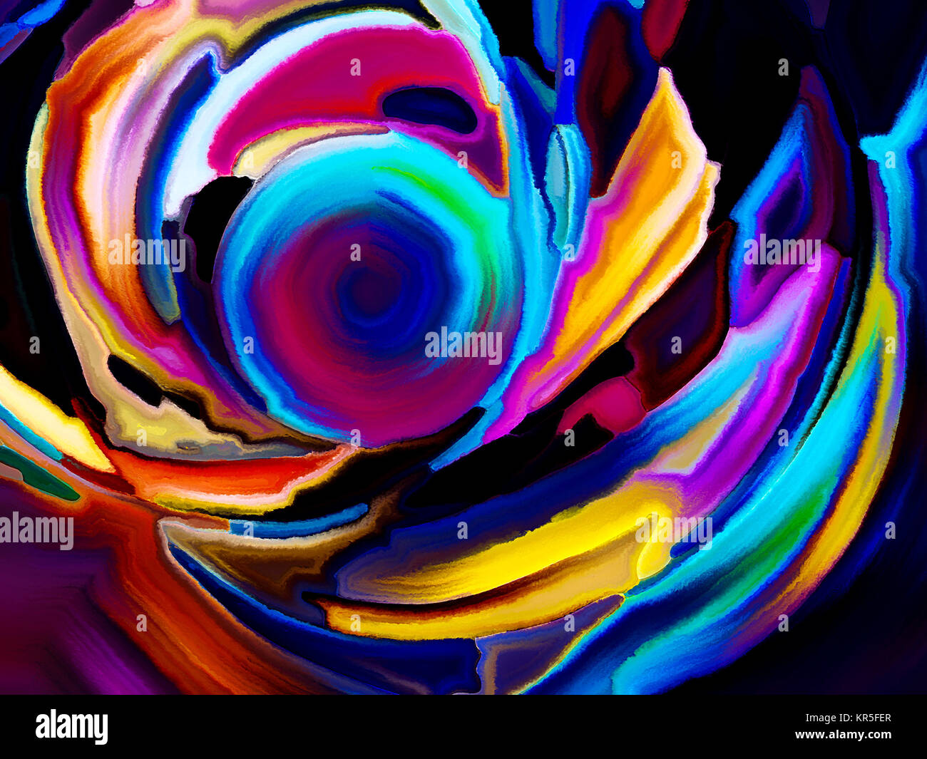 Abstract Color Shapes Stock Photo - Alamy