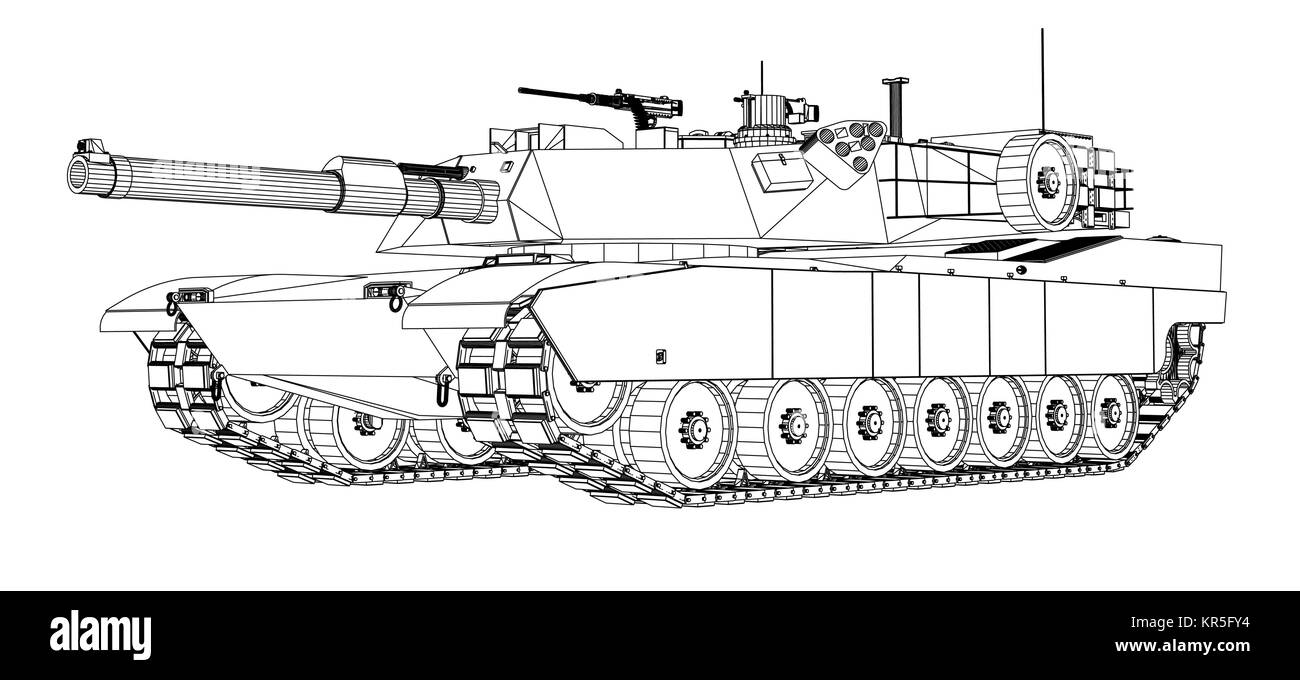 Blueprint of realistic tank Stock Vector Image & Art - Alamy