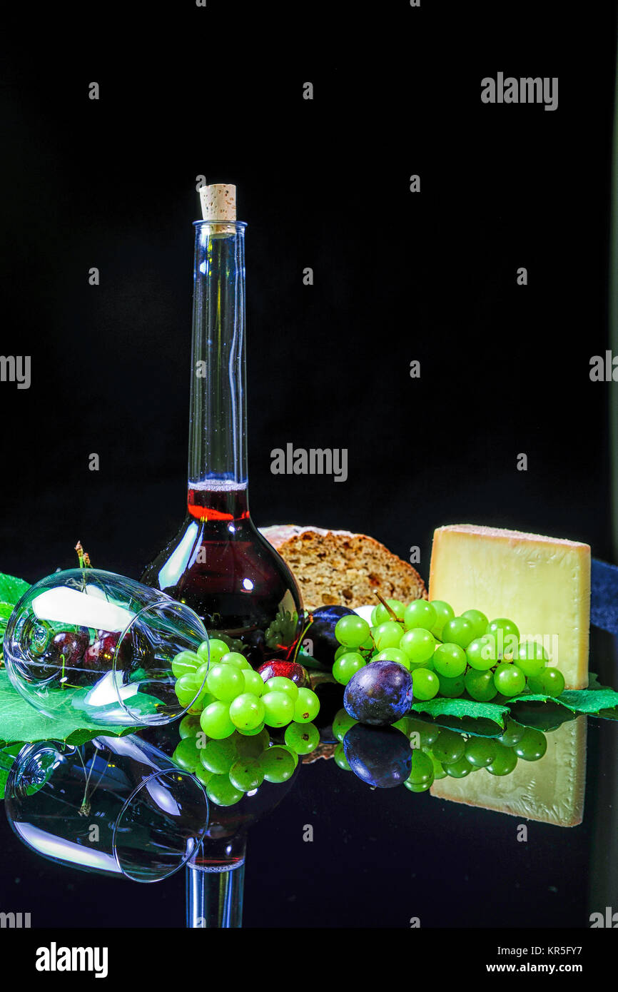 still life grape leaves in backlight Stock Photo - Alamy