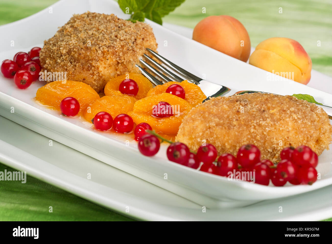 Cream cheese dumpling Stock Photo - Alamy