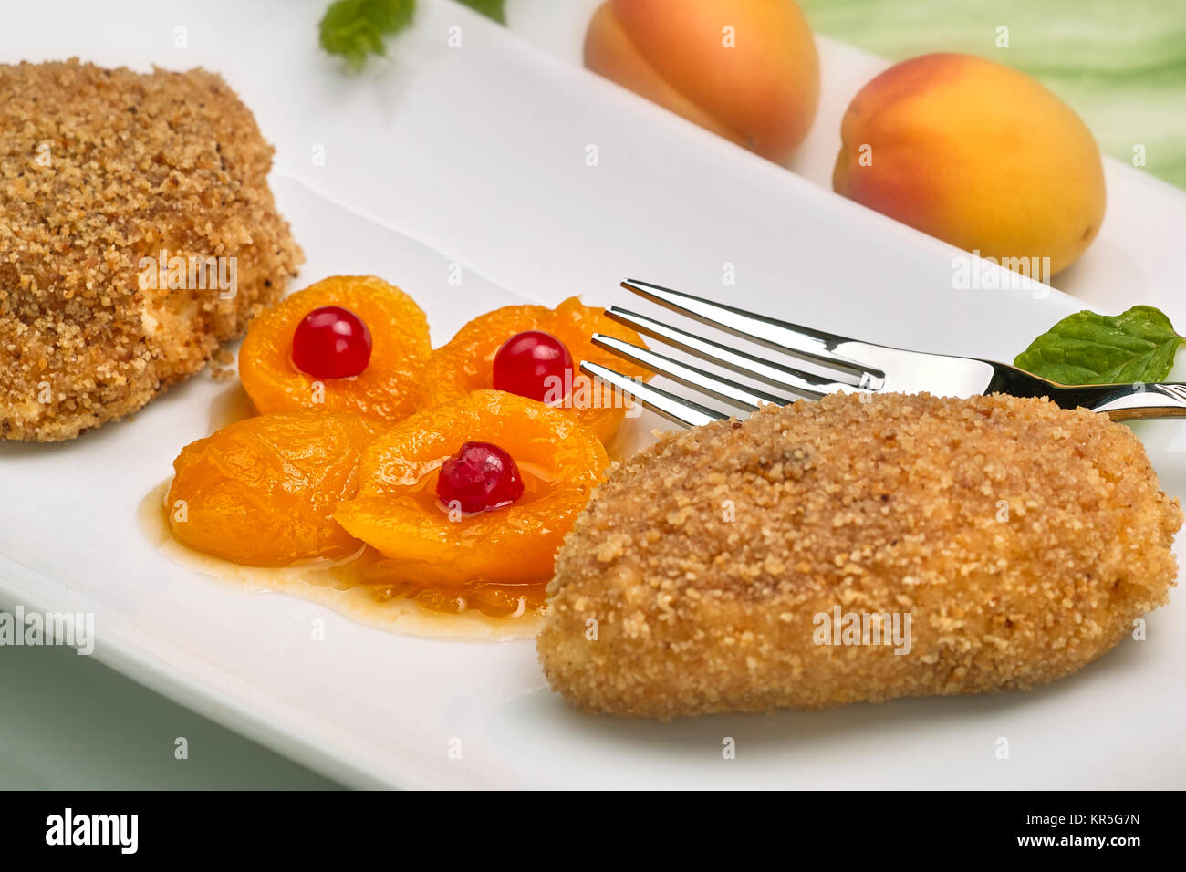Cream cheese dumpling Stock Photo - Alamy