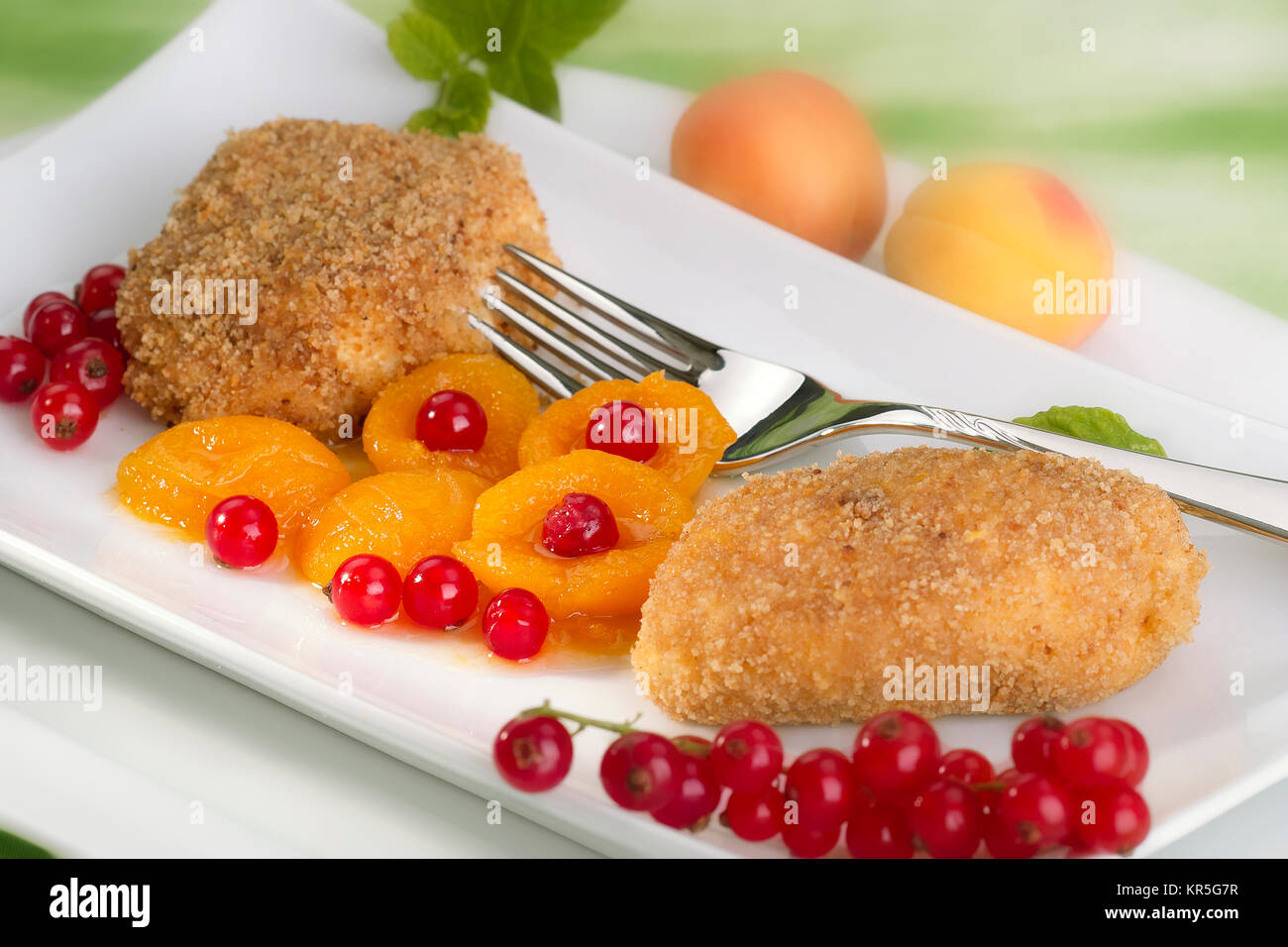 Cream cheese dumpling Stock Photo - Alamy