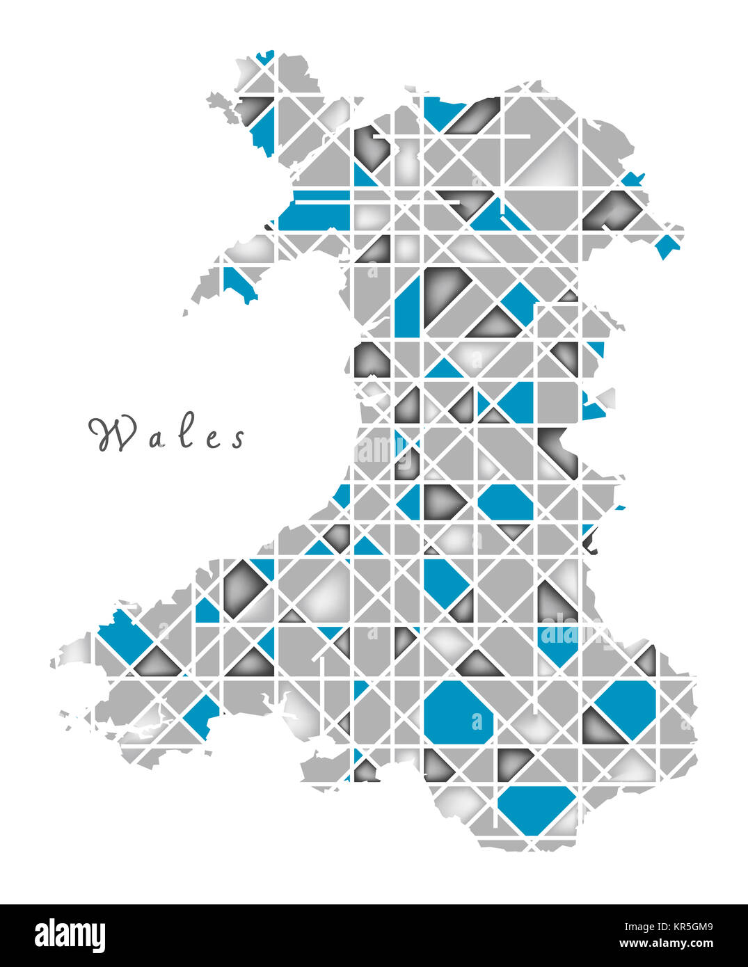 Crystal map Cut Out Stock Images & Pictures - Alamy