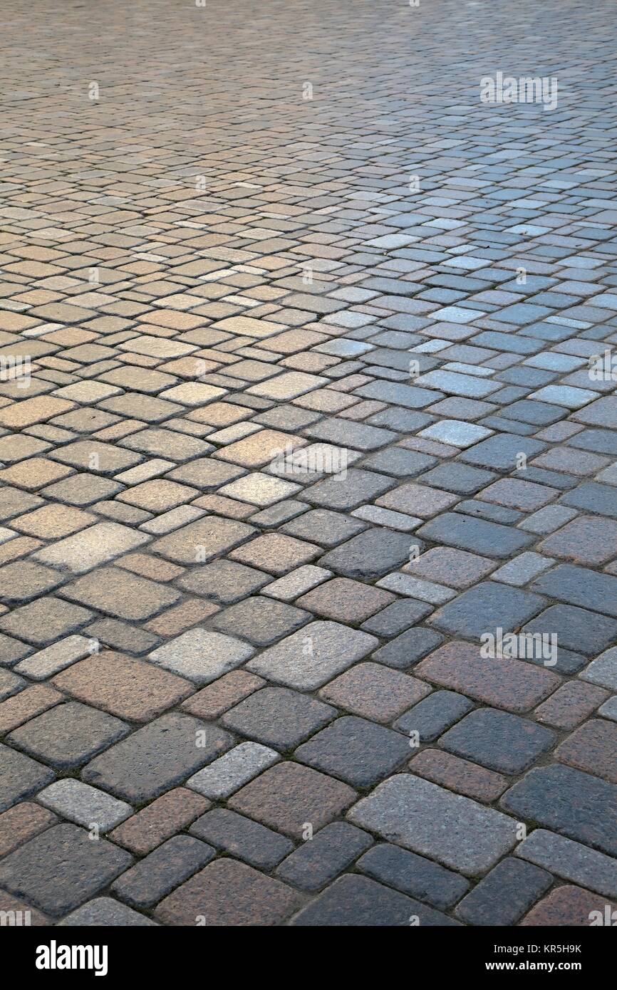 Stone Pavement Pattern Stock Photo - Alamy