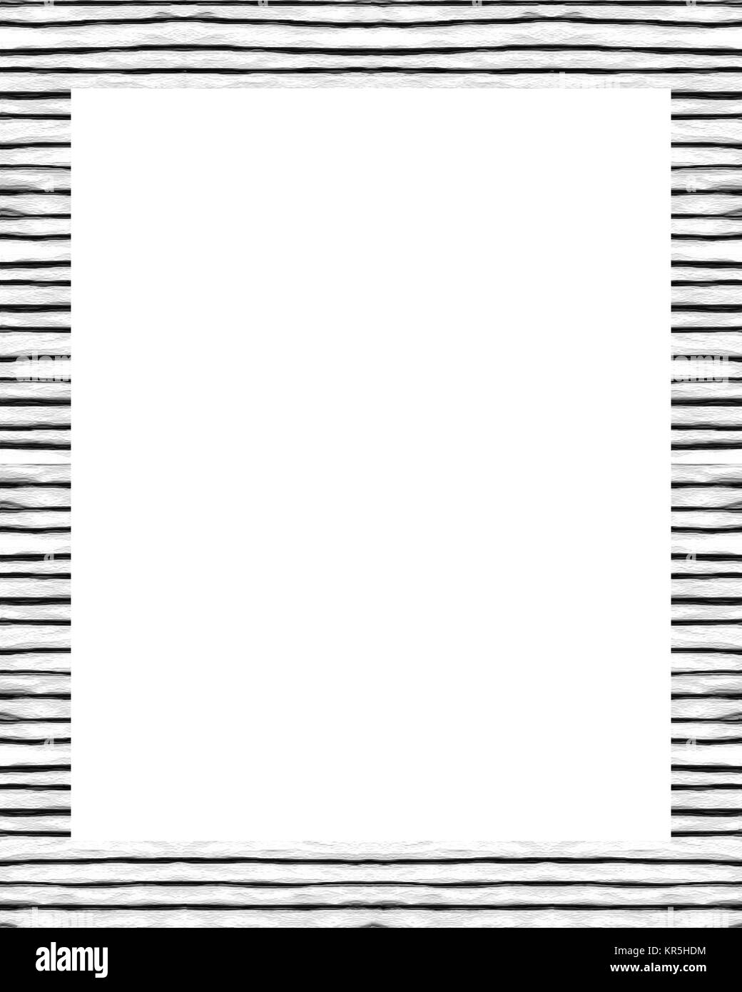 White Frame Background with Decorated Borders Stock Photo - Alamy