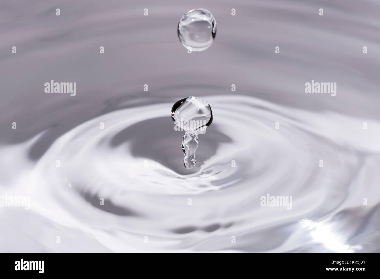 Water drop surface tension hi-res stock photography and images - Alamy