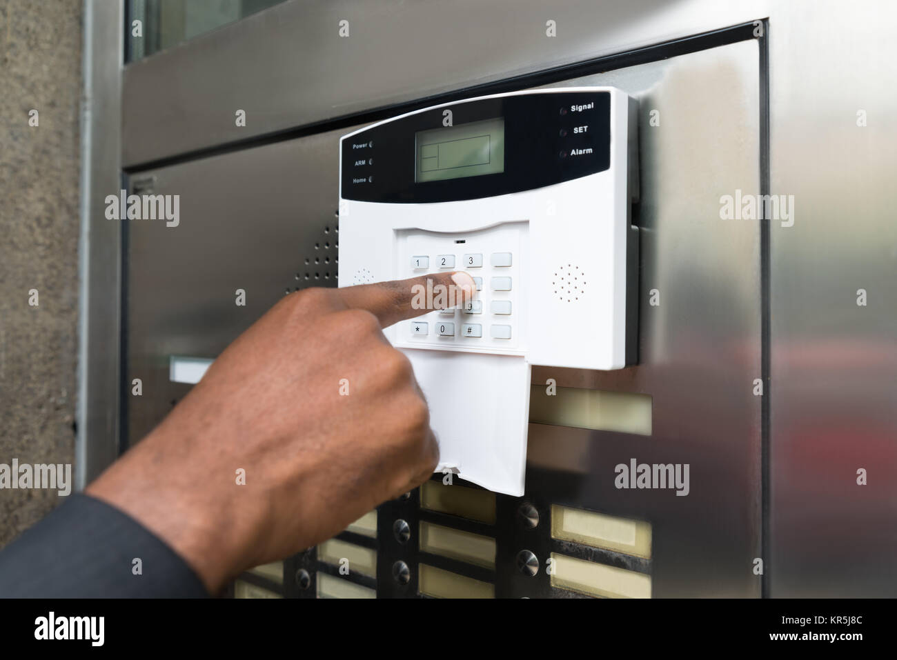 African american man entering home hi-res stock photography and images ...