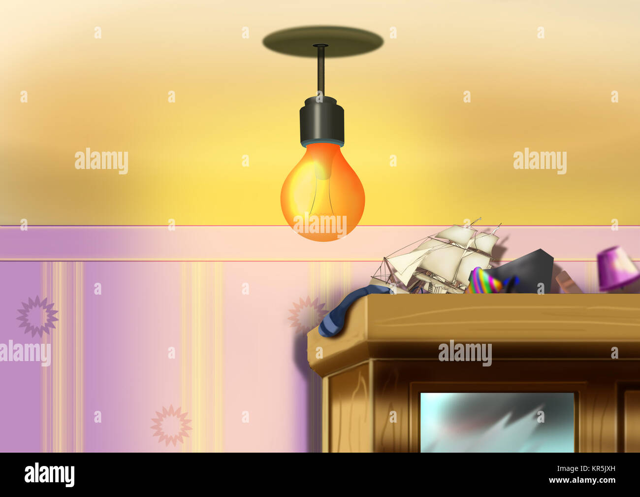 Shining lamp hi-res stock photography and images - Alamy