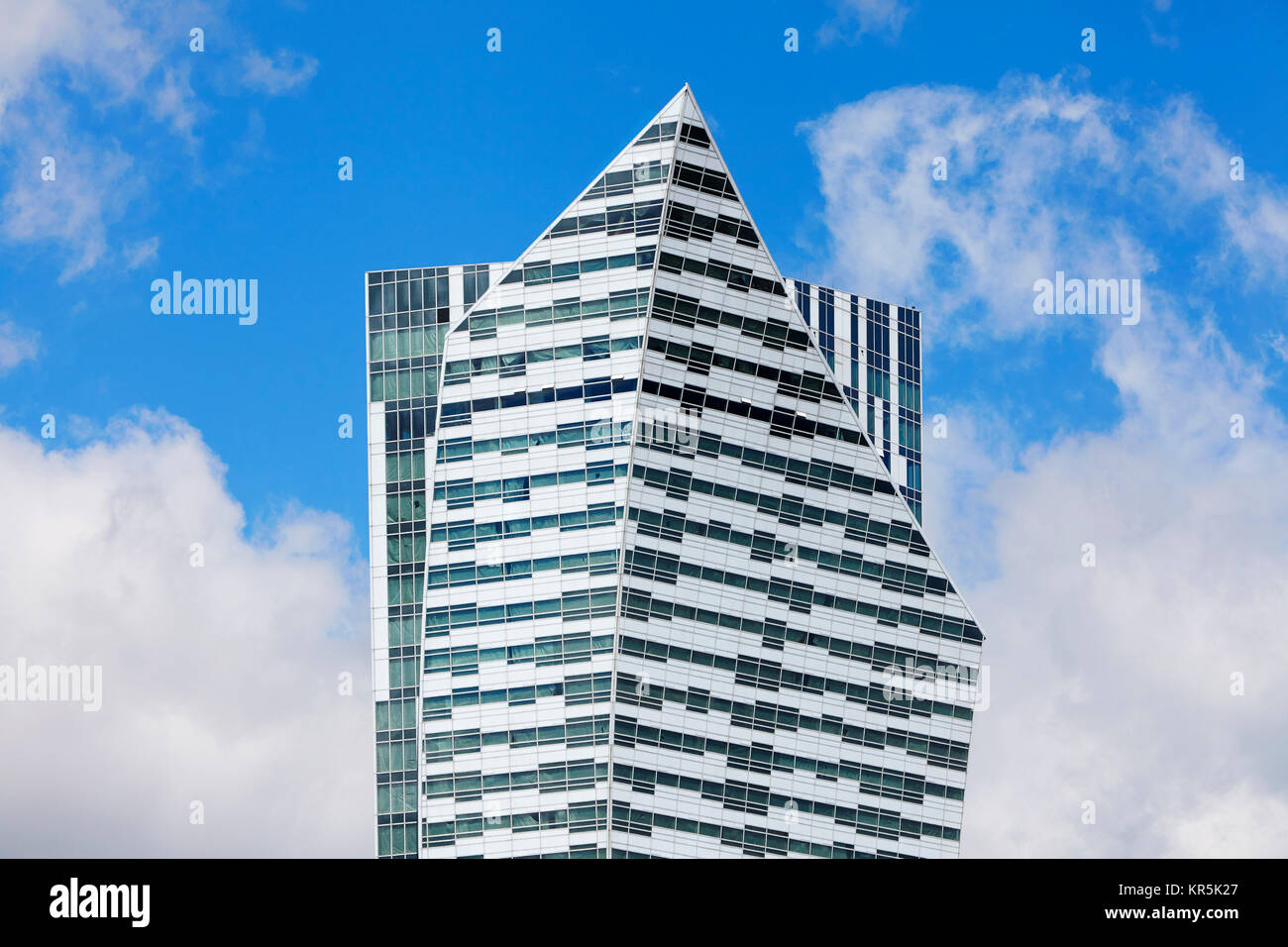 Top of modern office building Stock Photo - Alamy