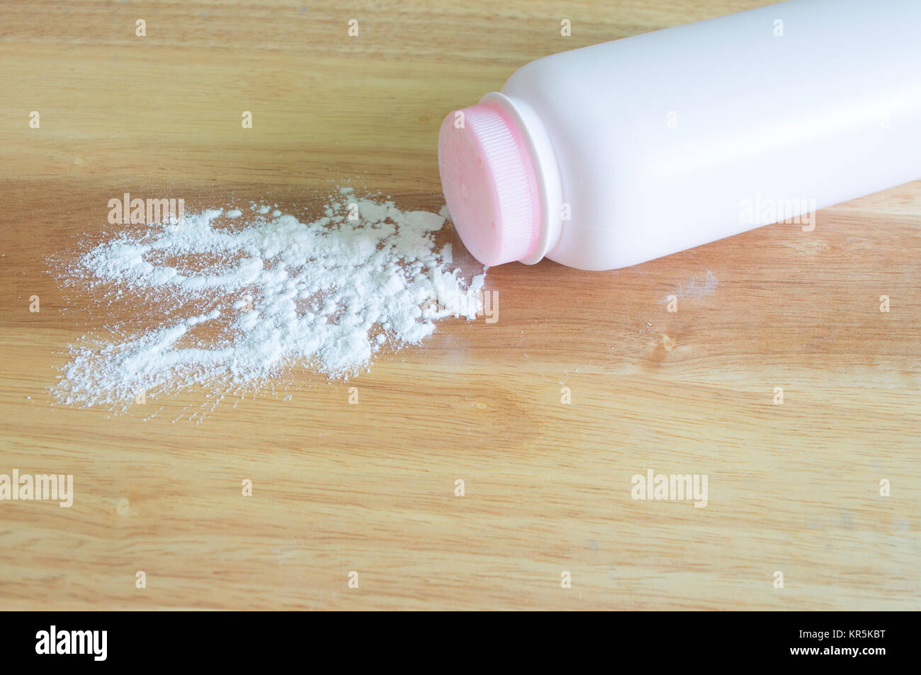 pink talcum baby powder container Stock Photo - Alamy