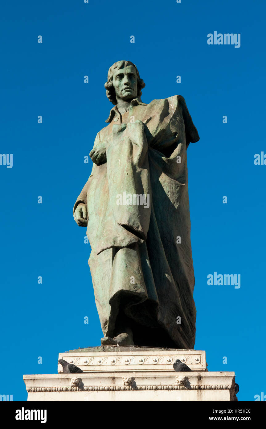Italy, Lombardy, Milan, Piazza Cordusio Square, Giuseppe Parini ...