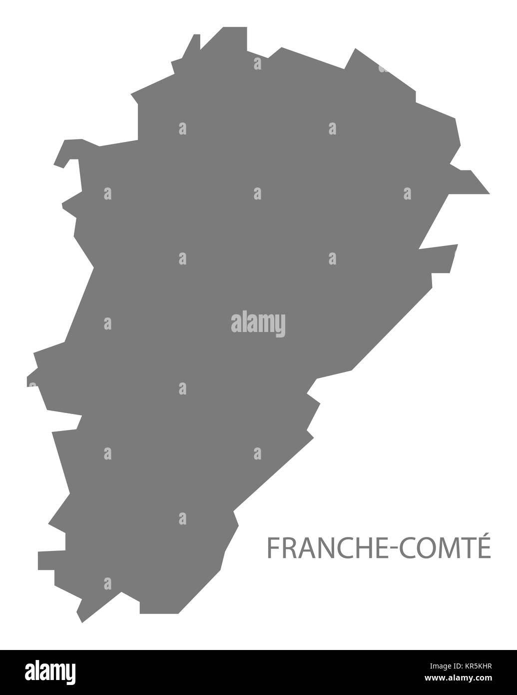 Map of franche comte Black and White Stock Photos & Images - Alamy