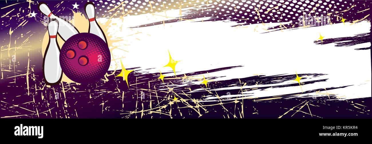 Bowling business card Stock Vector Image & Art - Alamy