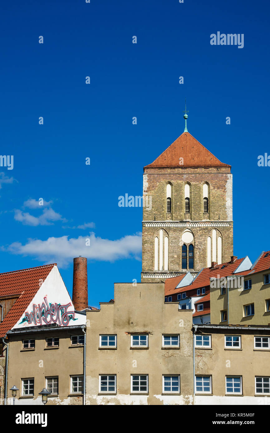 buildings in the city of rostock Stock Photo - Alamy
