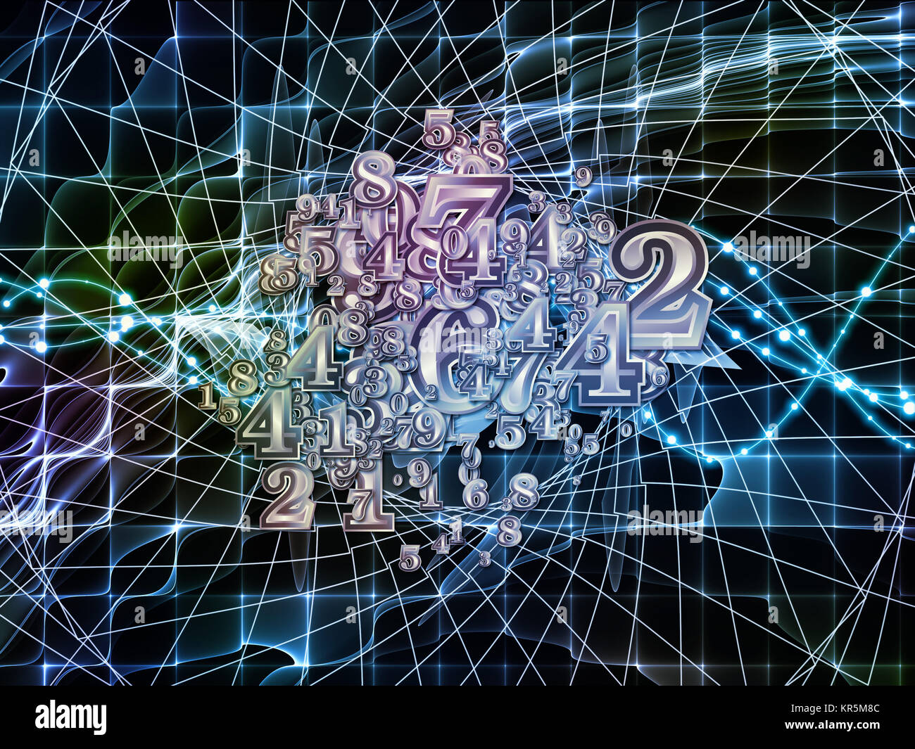 Inner Life of Numbers Stock Photo - Alamy