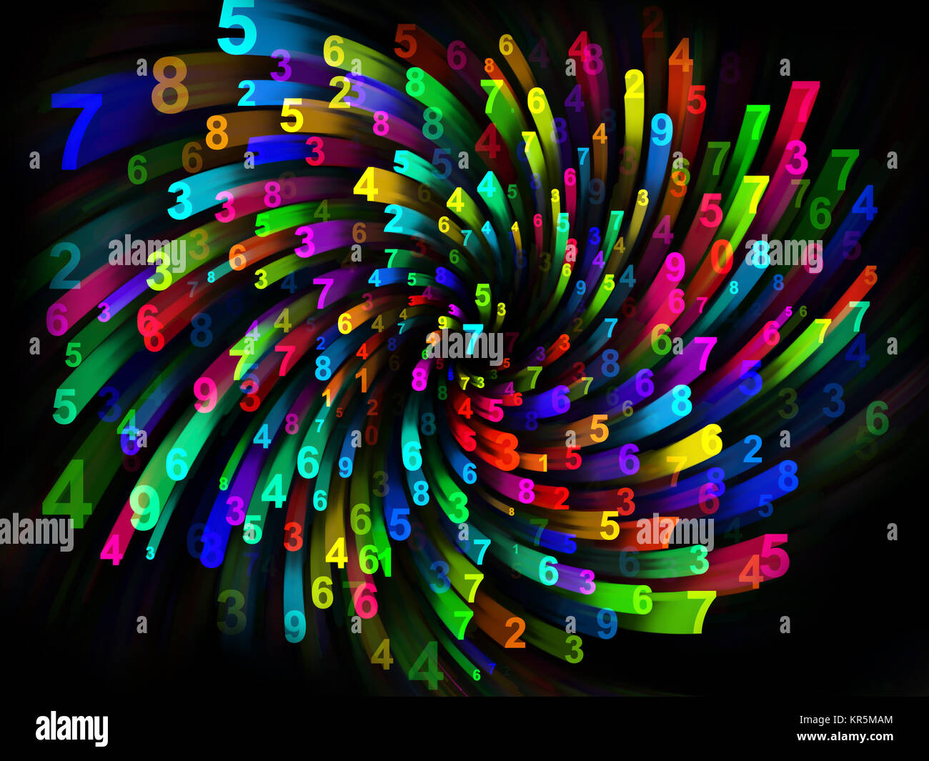 Source of Moving Digits Stock Photo - Alamy