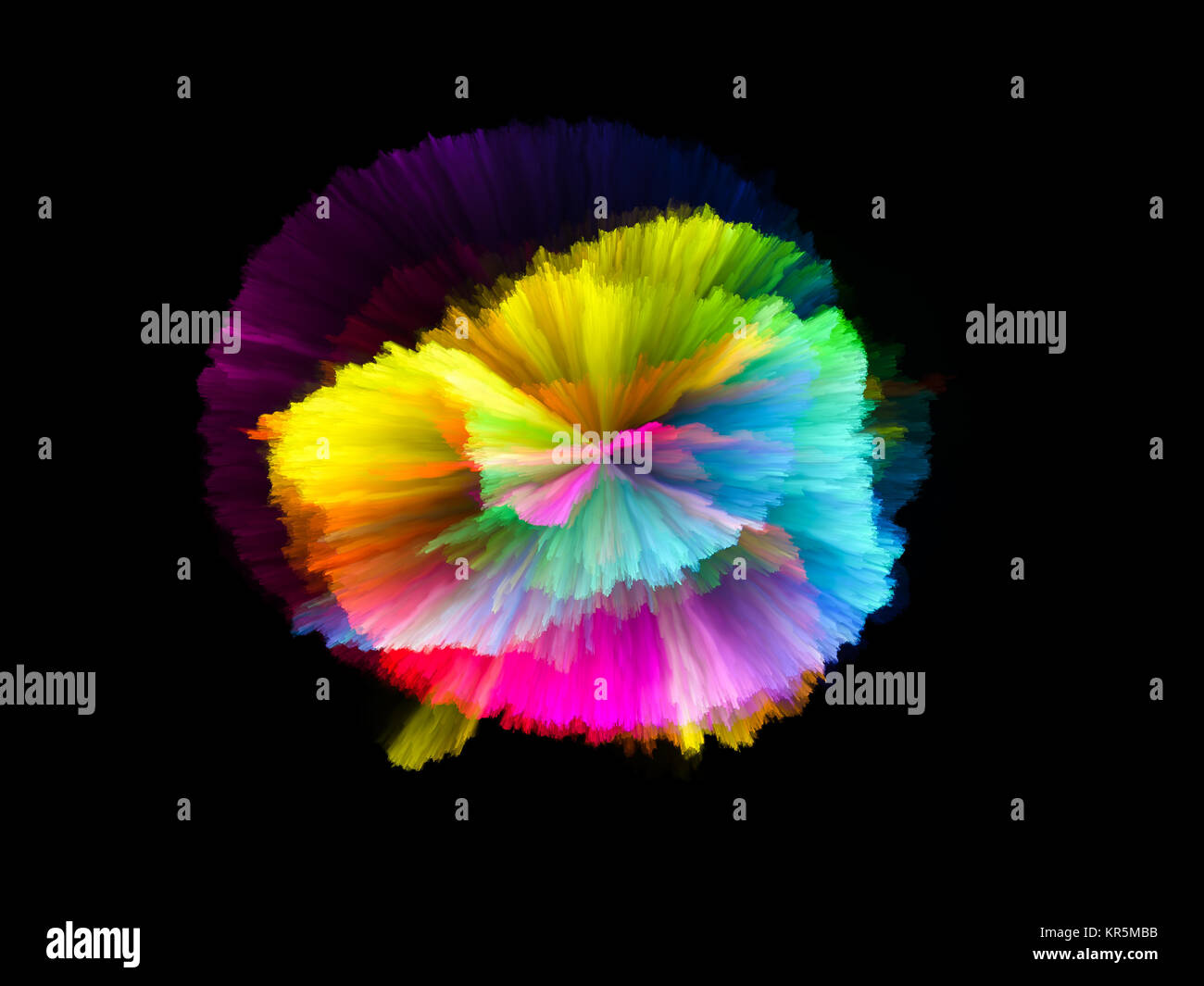 Burst Of Colors Stock Photo - Alamy