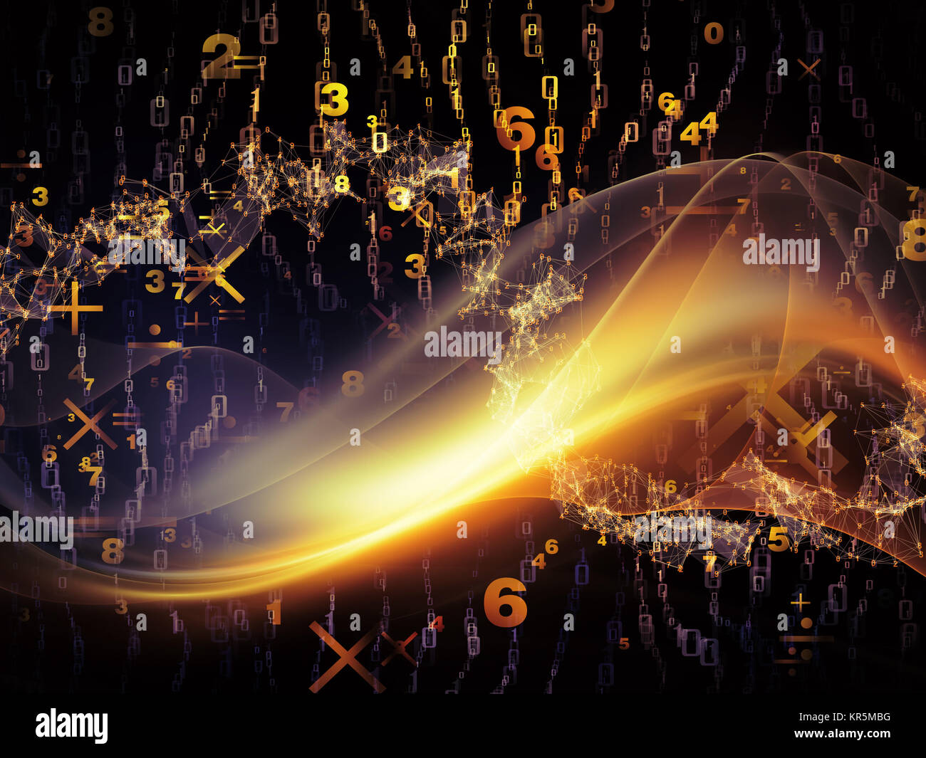 Toward Digital Wave Stock Photo - Alamy