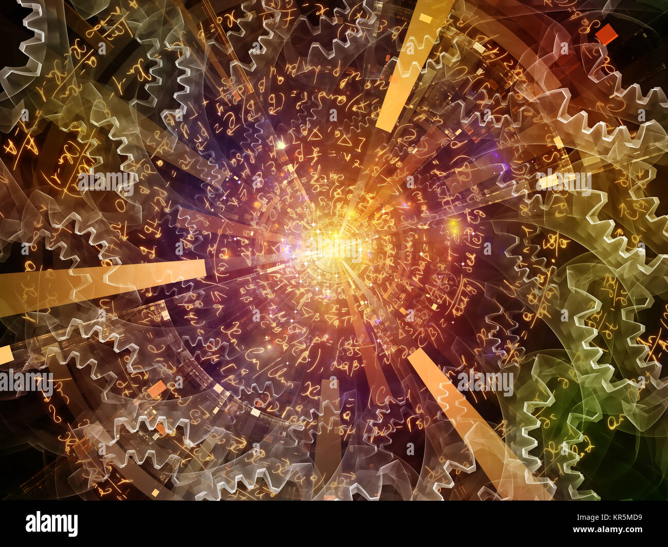 Vision of Central Processing Stock Photo - Alamy