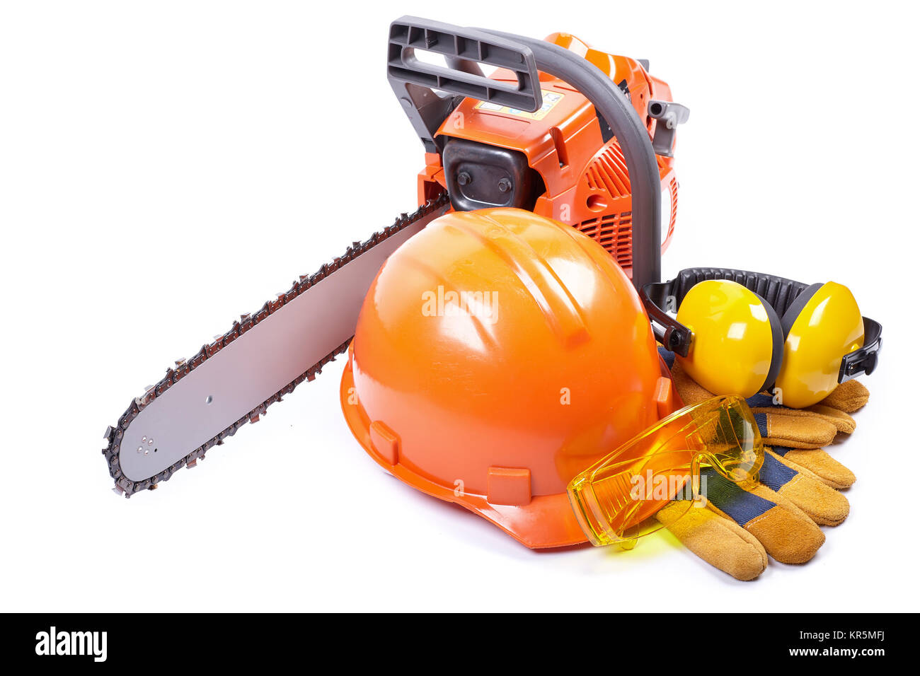 Earmuffs protective gloves safety Cut Out Stock Images & Pictures - Alamy